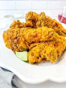 Extra Crispy Curry Fried Chicken - Kerri-Ann's Kravings