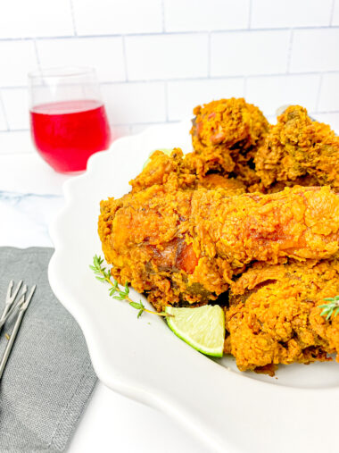 Extra Crispy Curry Fried Chicken - Kerri-Ann's Kravings