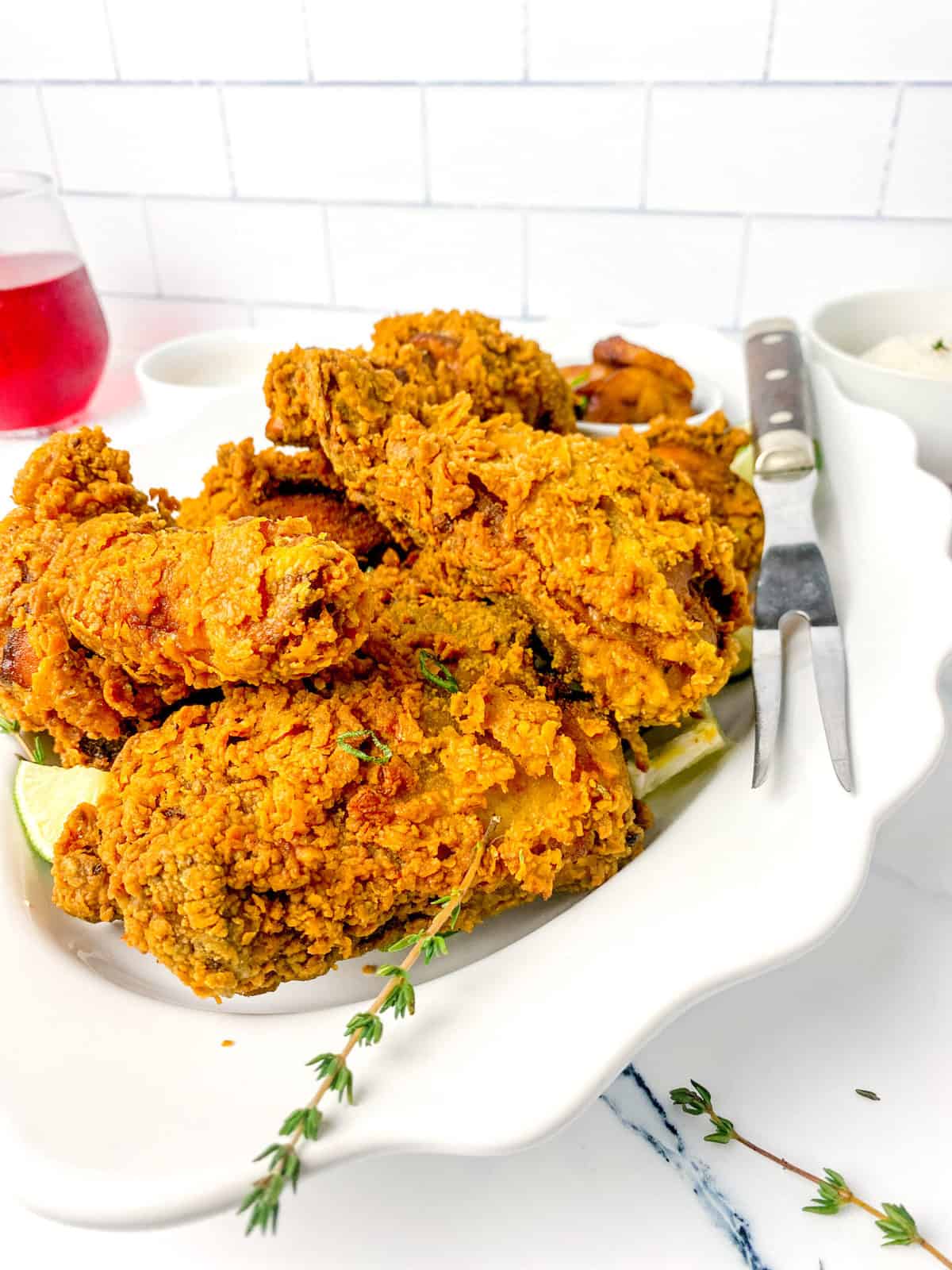 Extra Crispy Curry Fried Chicken