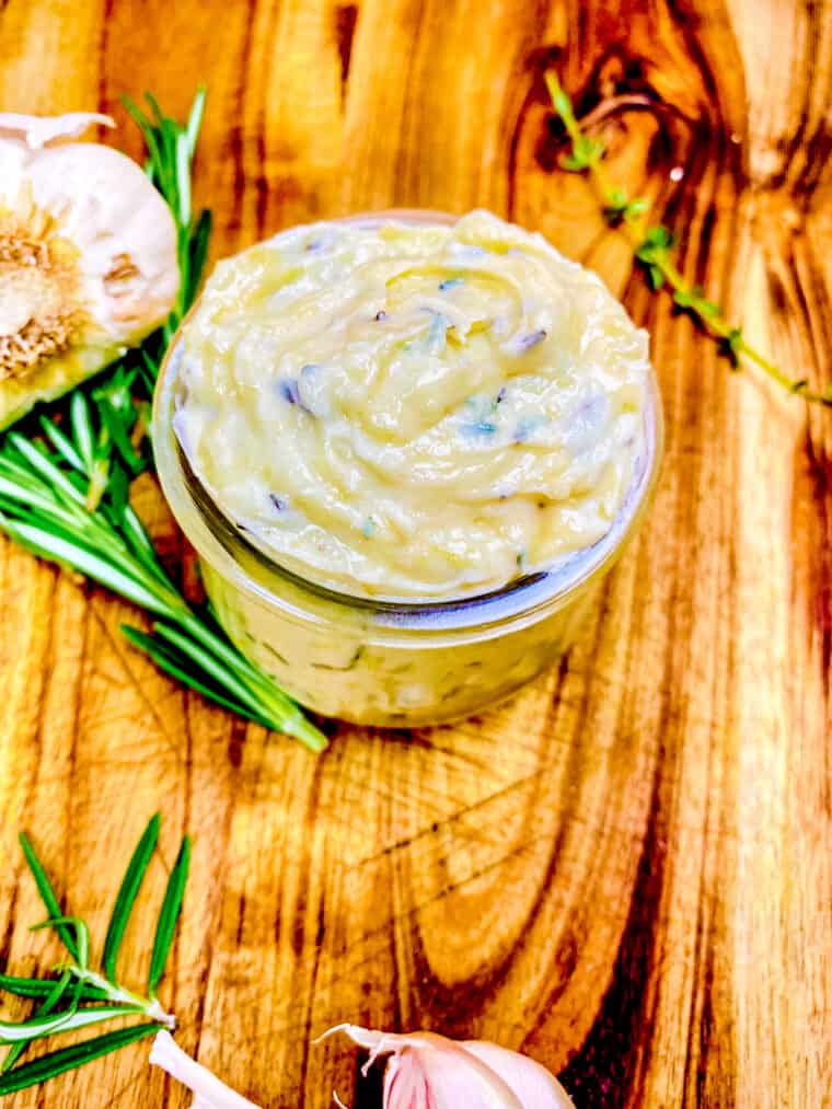 Easy Roasted Garlic Herb Butter