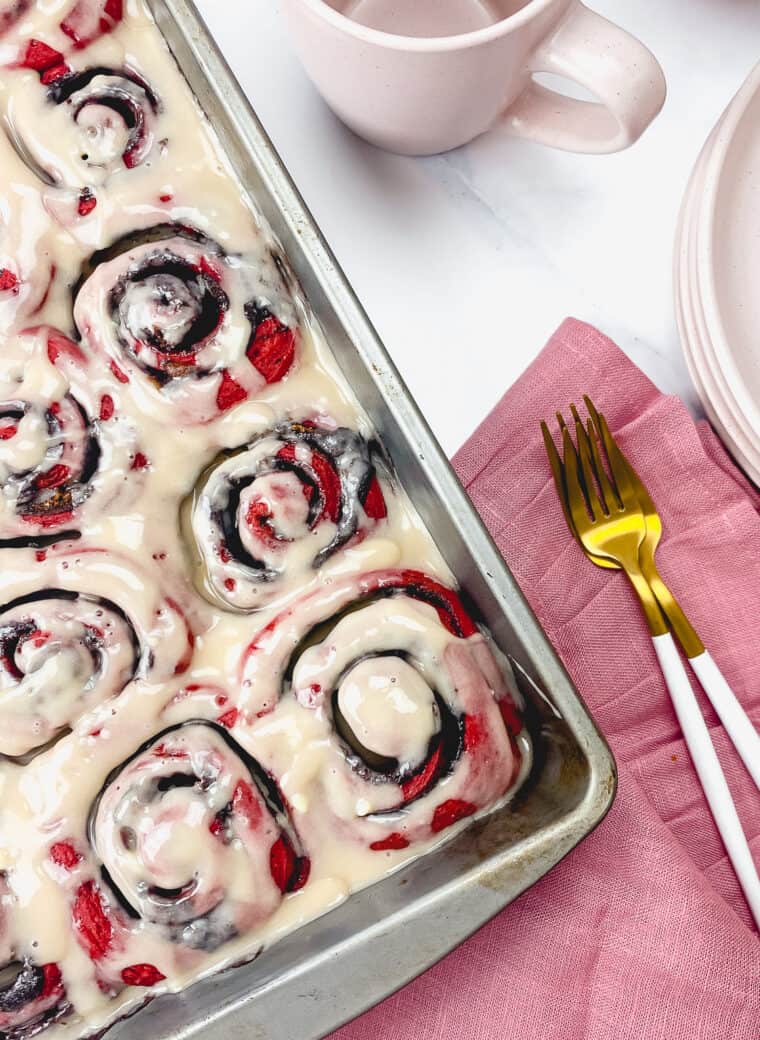 The Ultimate Red Velvet Cinnamon Rolls